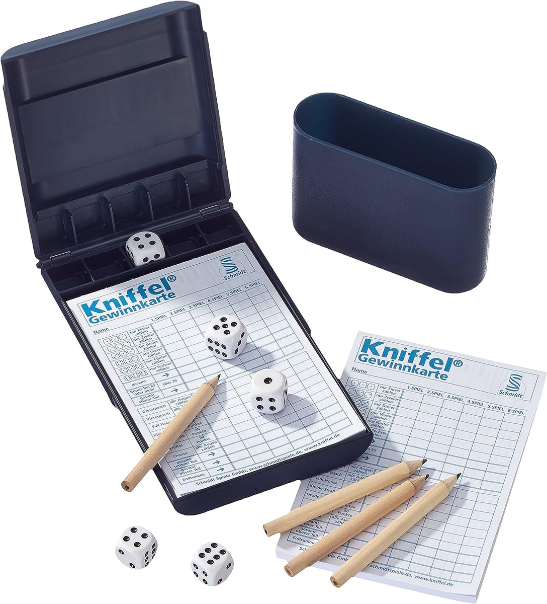 Schmidt Spiele Reise-Kniffel - nemška izdaja igre Kniffel Travel ...